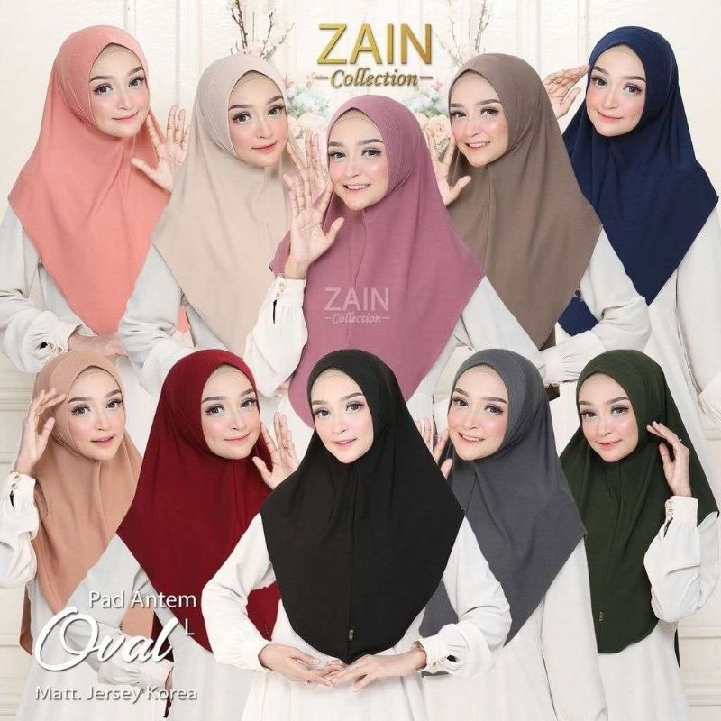 Jual JILBAB INSTAN BERGO OVAL L ORI ZAIN COLLECTION | Shopee Indonesia