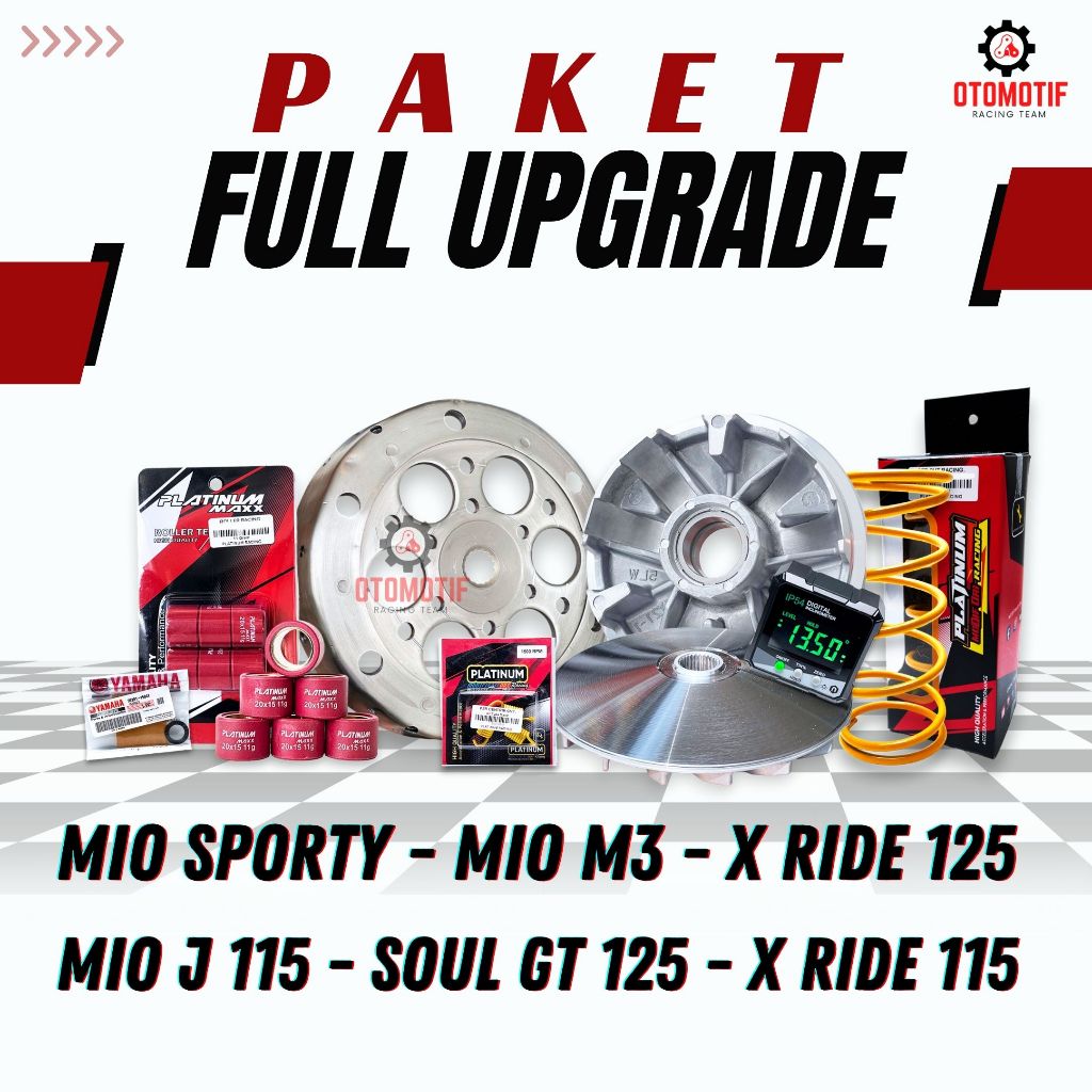 Jual Paket Full Upgrade Cvt Yamaha Mio J Sporty M3 Fino Xride Soul Gt ...