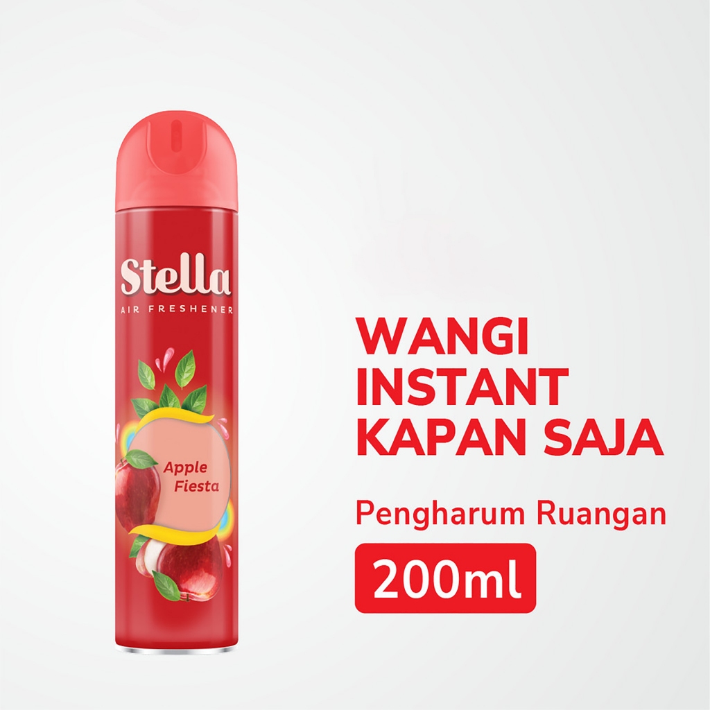 Jual Stella Aerosol All In One Apple/Orange/Lemon/Rose Stella Matic ...