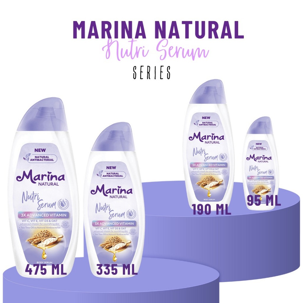 Jual Marina Natural Hand and Body Lotion Nutri Serum All Series | Shopee Indonesia