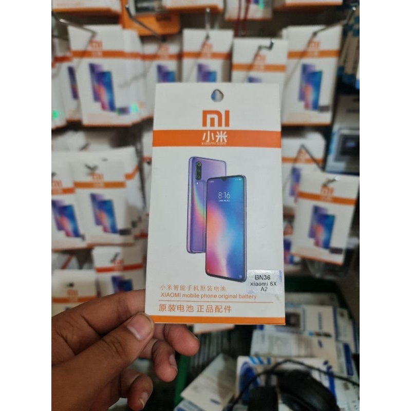 Jual BATERAI REDMI 6X / A2 / BN36 / ORI 100 % / 2 I.C / SEGEL CMP ...
