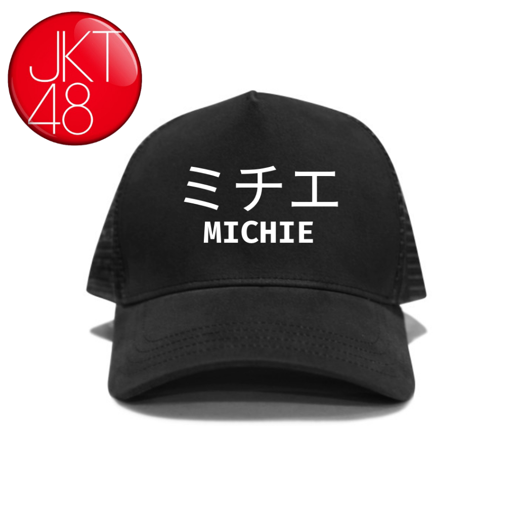 Jual Topi Jaring Nama Member JKT48 JEPANG (Bisa Request Member/Nama ...