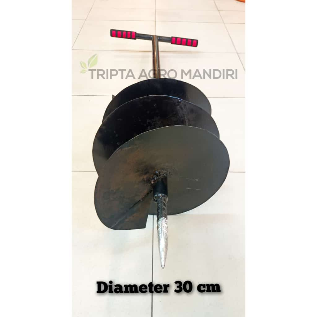 Jual BOR BIOPORI ULIR SPIRAL AUGER LUBANG TANAH DIAMETER 20 CM DAN 30 ...