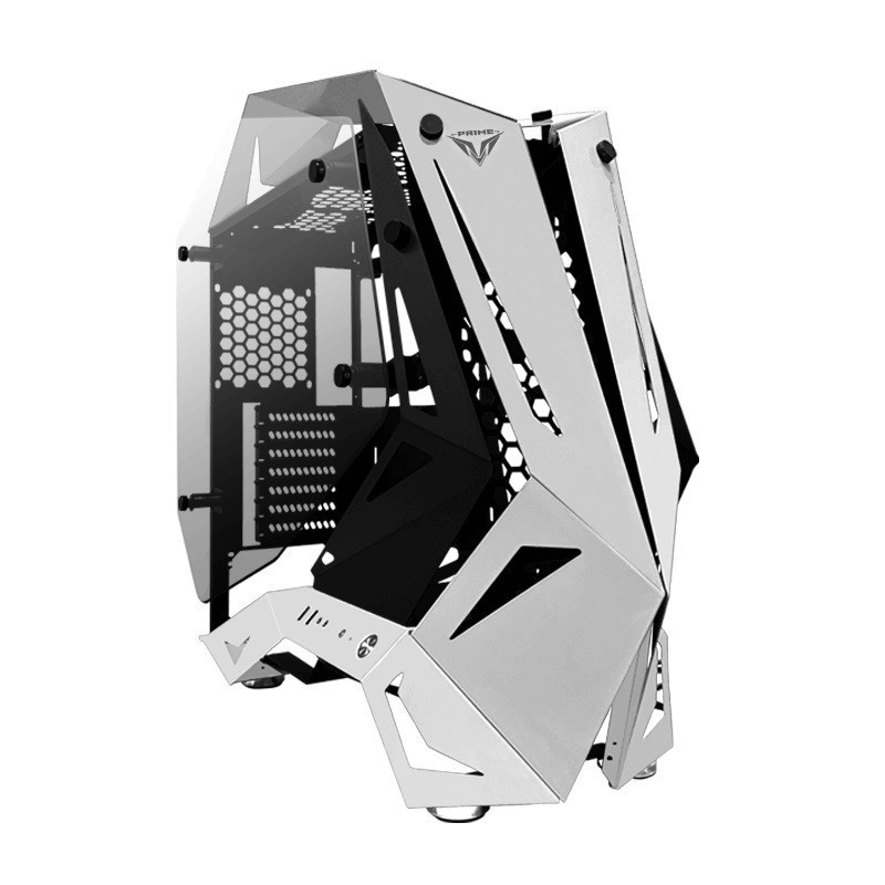 Jual CASING PRIME R-[CS] WHITE ATX ALUMUNIUM GAMING CASE TEMPERED GLASS ...