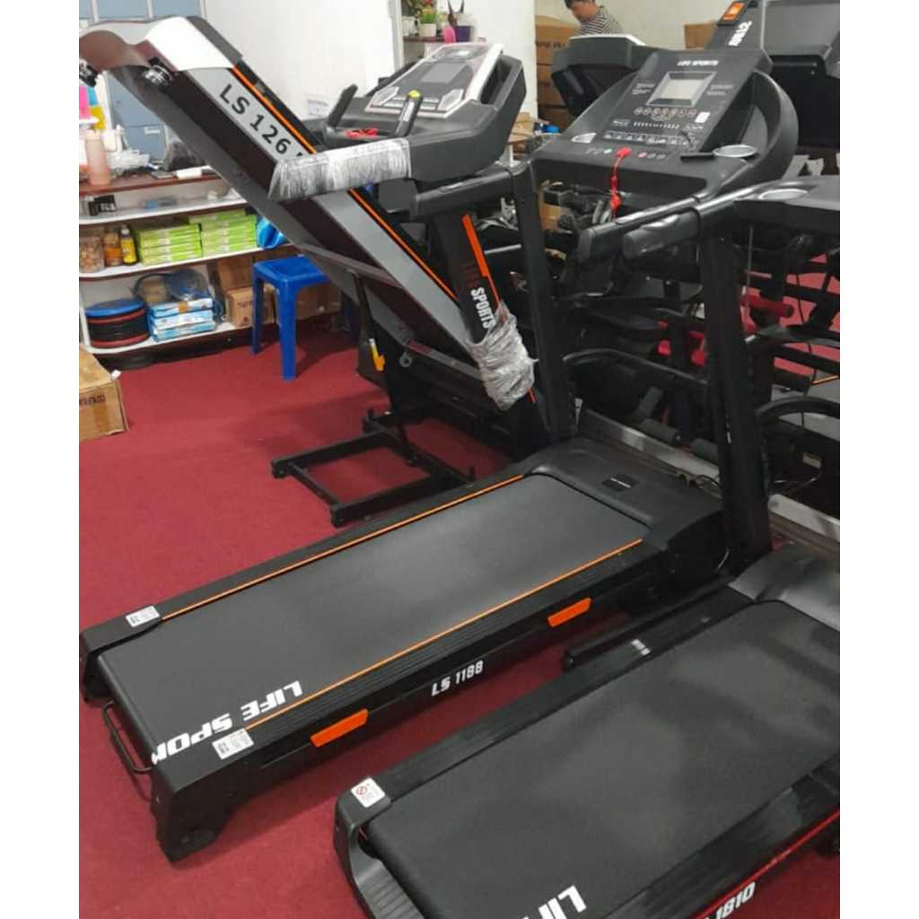 Jual LIFE SPORTS Treadmill Elektrik LS 1188 Maks User 130 Kg | Shopee ...