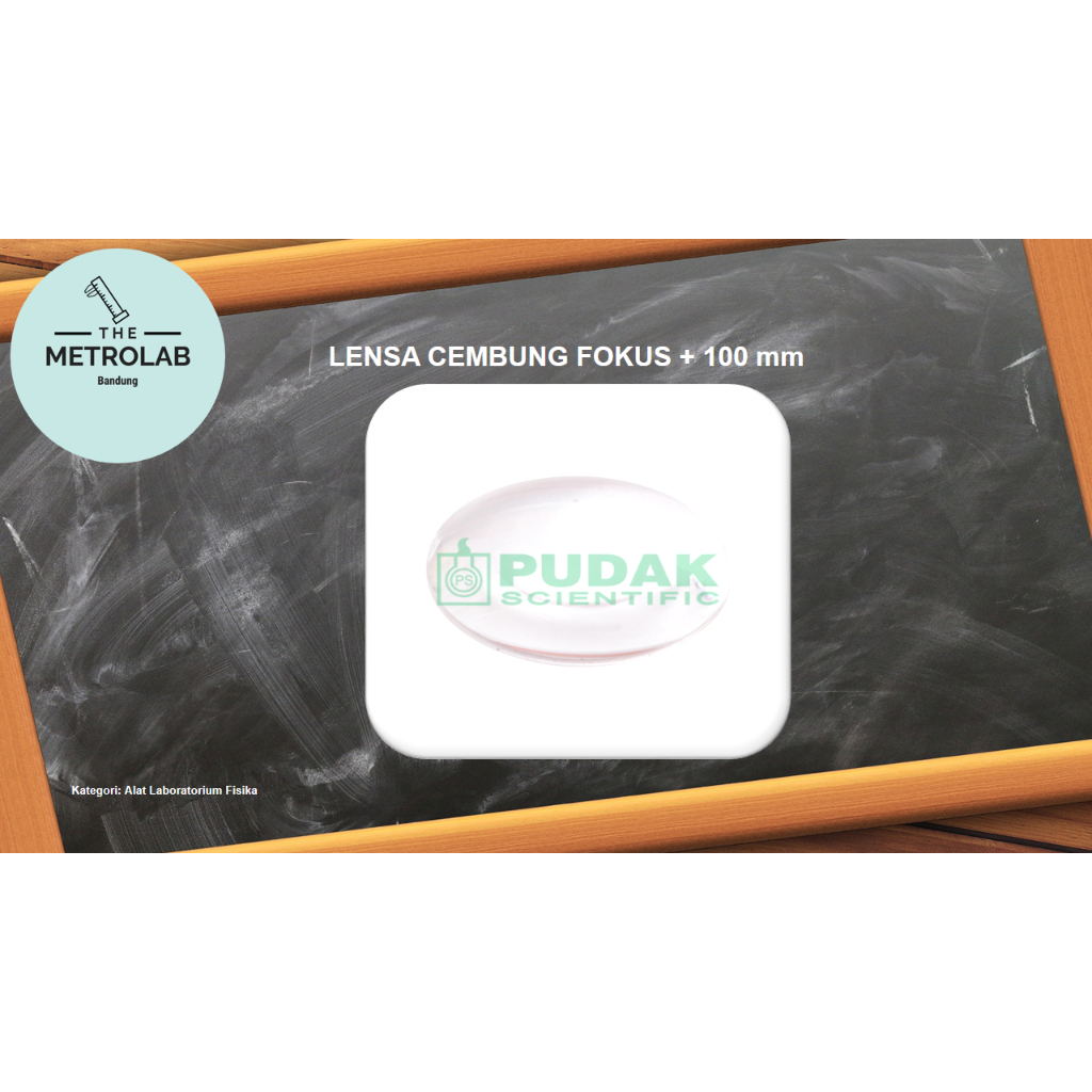 Jual Lensa Cembung | Lensa Bikonveks Diameter 5 cm, f = +100 mm ...