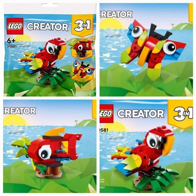 Jual SALEEE 100% Original Lego Polybag 30581 - Creator Tropical Parrot ...