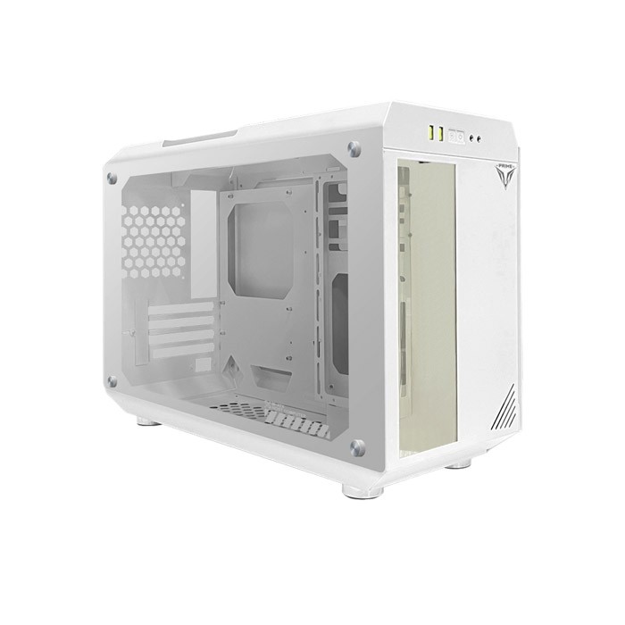 Jual CASING PRIME M-[M] WHITE mATX PREMIUM GAMING CASE SIDE TEMPERED ...