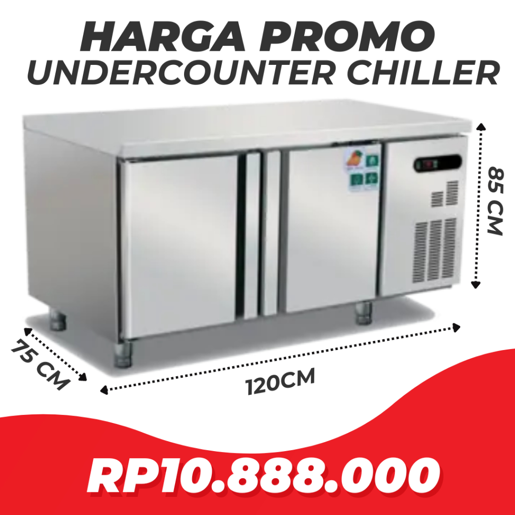 Jual UNDER COUNTER CHILLER 330 LITER 2 PINTU CROWN HORECA TZ-200 ...