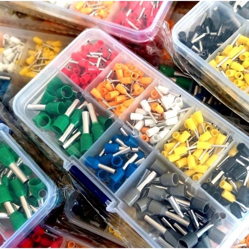 Jual Skun Ferrules Insulated Terminal Block Connector 400 PCS | Shopee ...