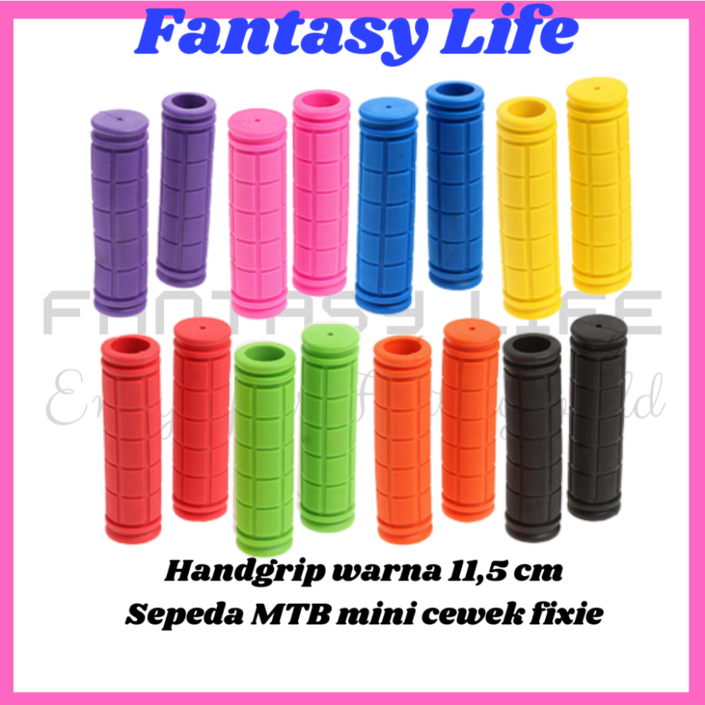 Jual FANTASY Hand Grip warna panjang 11,5 cm sepeda lipat MTB mini ...
