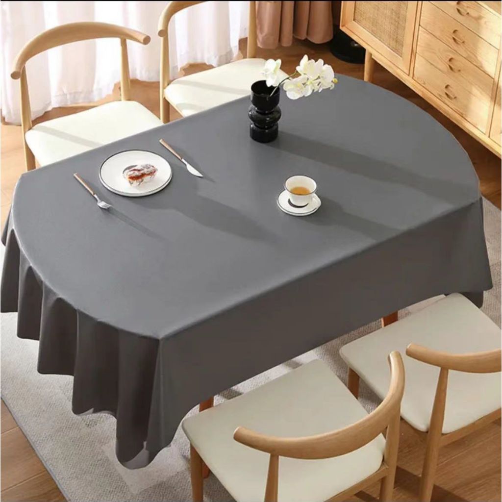 Jual Taplak Meja Makan Premium PVC Tablecloth Aesthetic Elegant ...