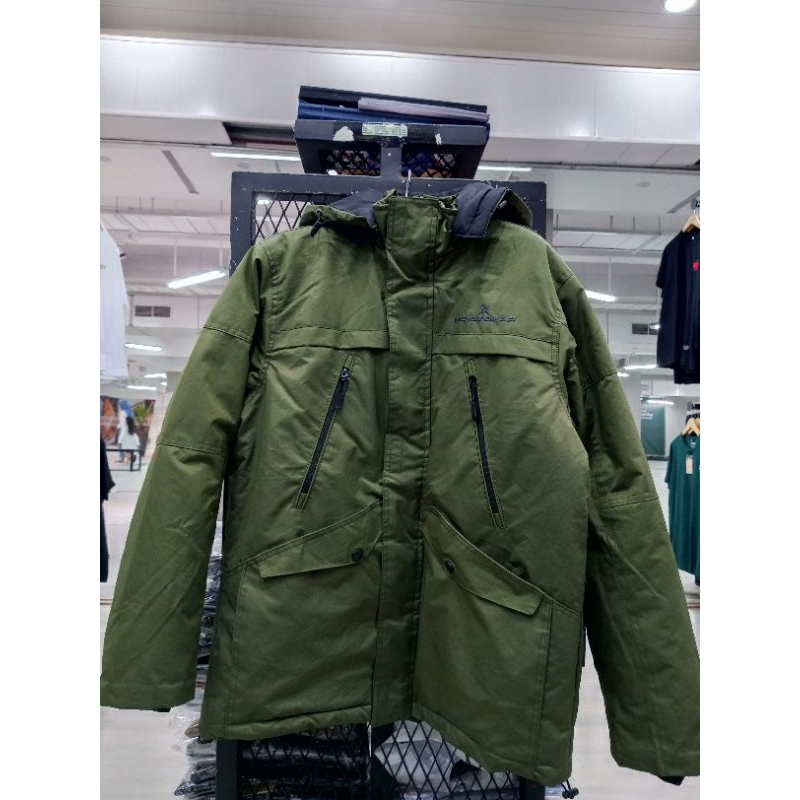 Jual KICKSOOGAR Jaket Pria Semi parka Hijau Army | Shopee Indonesia