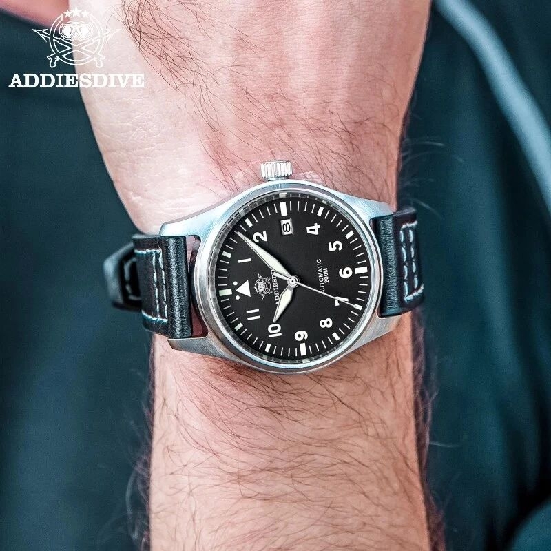 Jual ADDIESDIVE AUTOMATIC PILOT WATCH JAPAN SEIKO NH35 A wr 200 meter ...