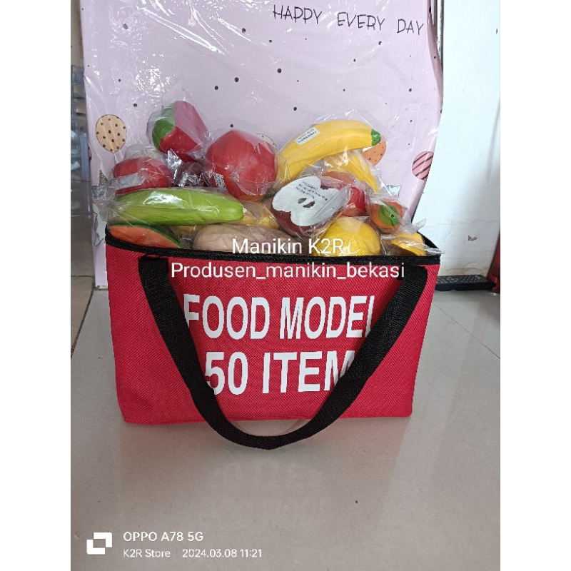 Jual FOOD MODEL ISI 26ITEM - 50ITEM / REPLIKA MAKANAN 4 SEHAT 5 ...