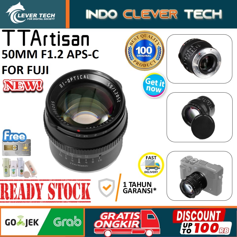 Jual Lensa Ttartisan 50mm F1 2 For Fujifilm X Mount Fuji Shopee Indonesia