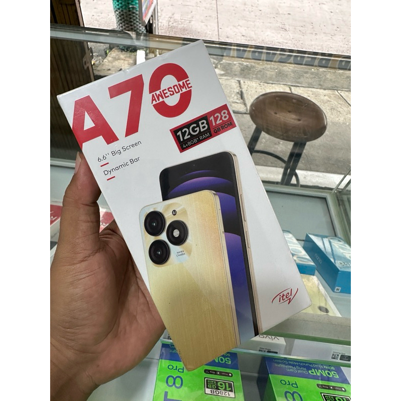 Jual ITEL A70 4+8/128GB ORIGINAL | Shopee Indonesia