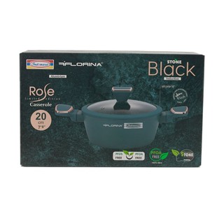 Jual FLORINA CASSEROLE WITH LID 20 CM / FLORINA GRILL PAN 28 CM (Panci ...