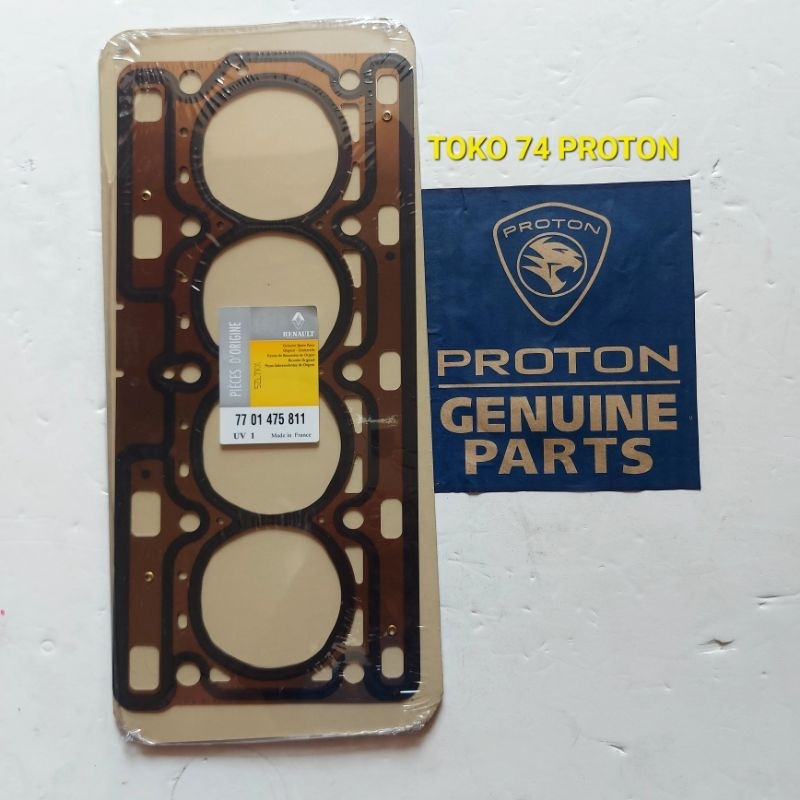 Jual PAKING CYLINDER HEAD ( PLAT ) / PAKING KOP PROTON SAVVY ORIGINAL | Shopee Indonesia