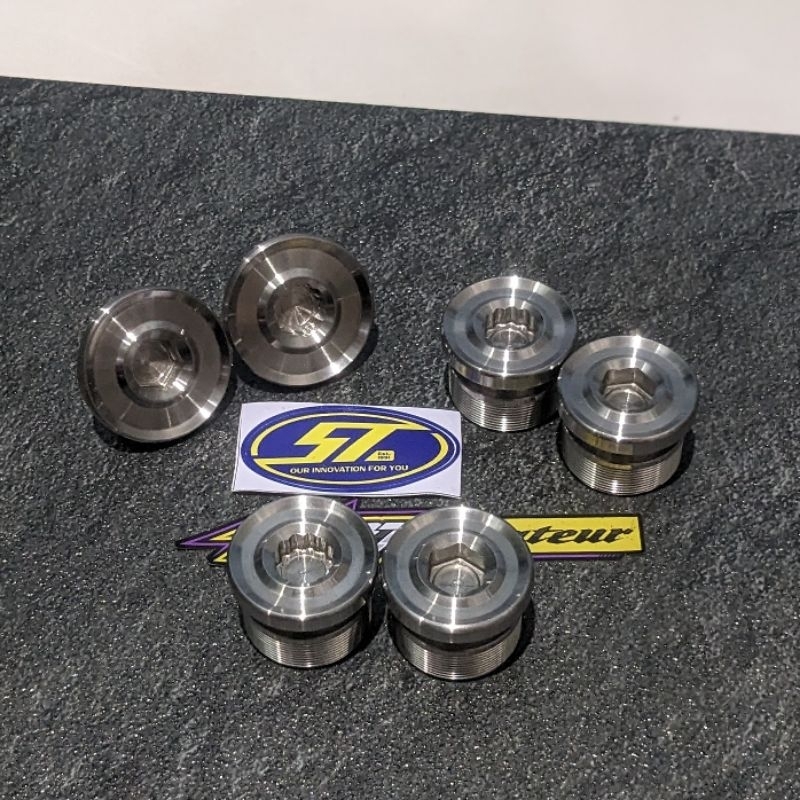 Jual baut segitiga atas ninja stainless baut T ninja tutup shock ninja rr r baut skok ninja ...