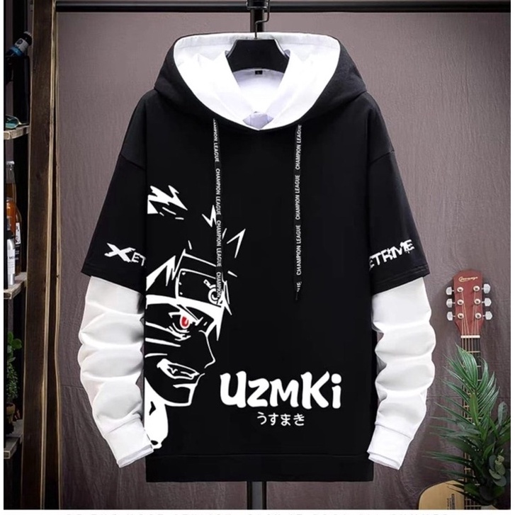 Jual el Keren NB HIE SWEATER UZUMAKI NARUT HIE JUMPER PRIA ANIME HIE ...