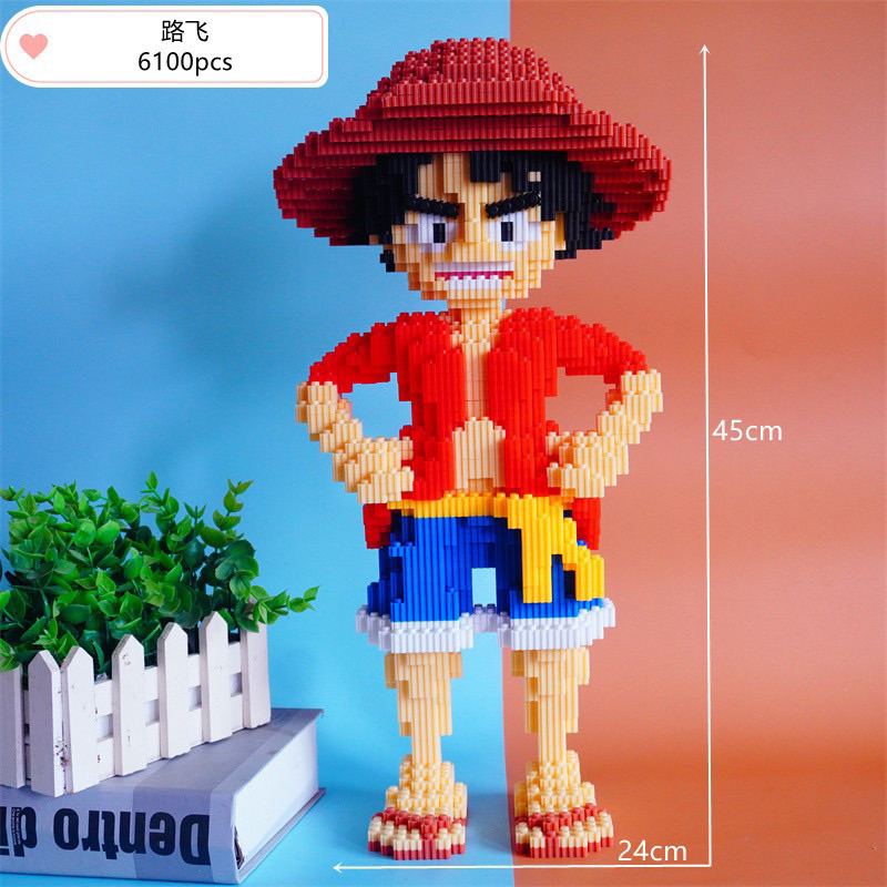 Jual Nano Blocks Medium ONE PIECE Variant 3D Model, Mainan Blok Susun ...