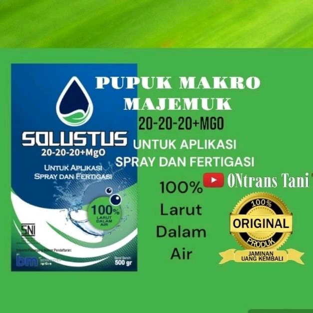 Jual Pupuk Makro SOLUTUS 20-20-20+MgO dari behn meyer 500gr | Shopee Indonesia