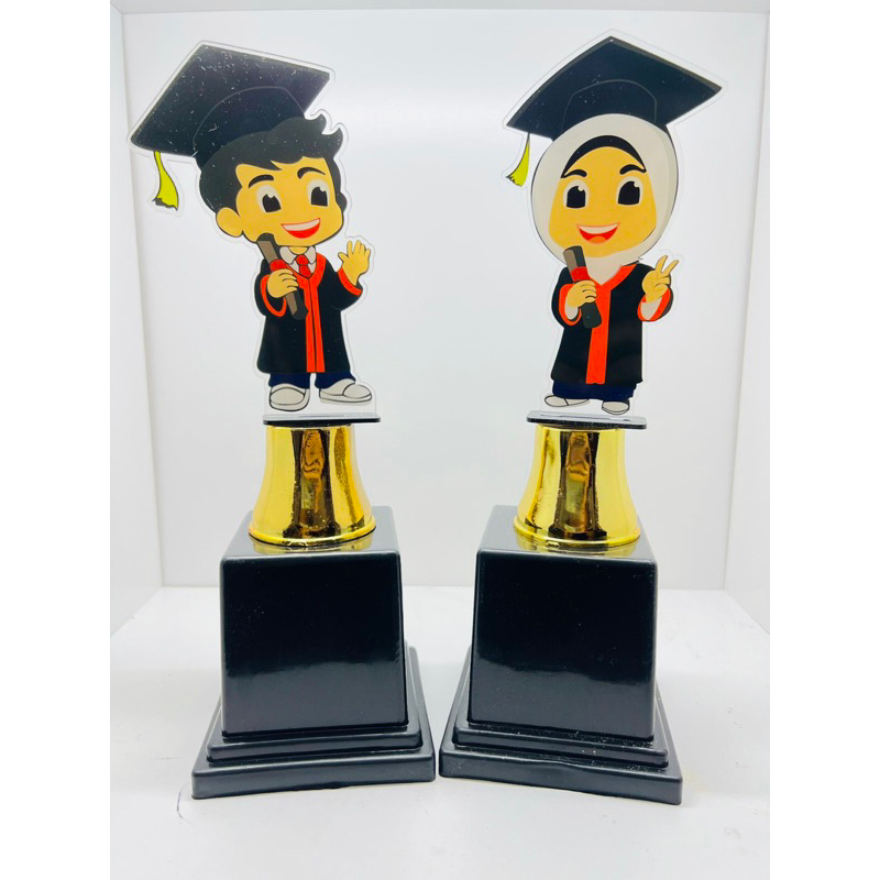 Jual Piala Wisuda Anak TK Paud Akrilik Custom Tinggi 29 cm | Shopee ...