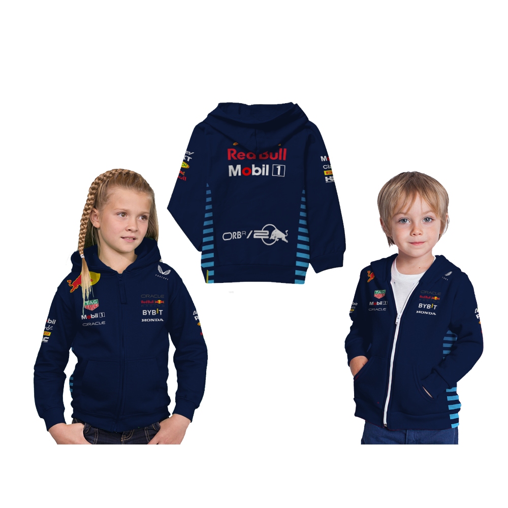 Jual Jaket Hoodie Anak Otomotif Race F1 Red Bull Racing Custom Full ...