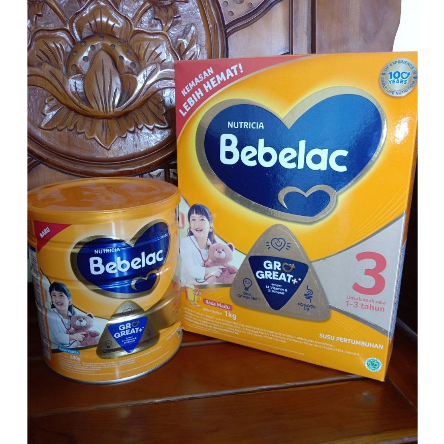 Jual BEBELAC 3 dan BEBELAC 4 Madu / Vanilla - 800gr dan 1000 gr ...
