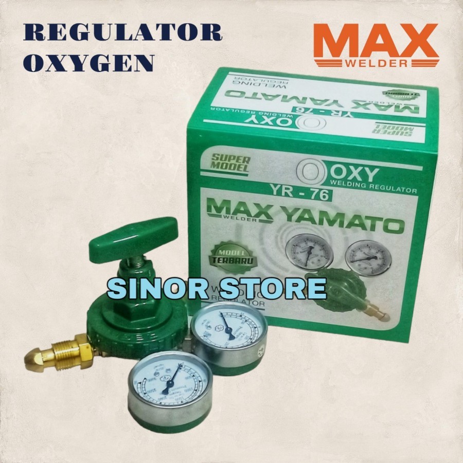 Jual Regulator Las Oksigen Max Yamato ORIGINAL Tabung Gas Oxygen Oxy Welding Las | Shopee Indonesia