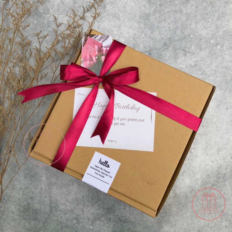 Jual Box Hampers | Gift Box | Kotak kado Ulang Tahun | Hampers | Kardus ...