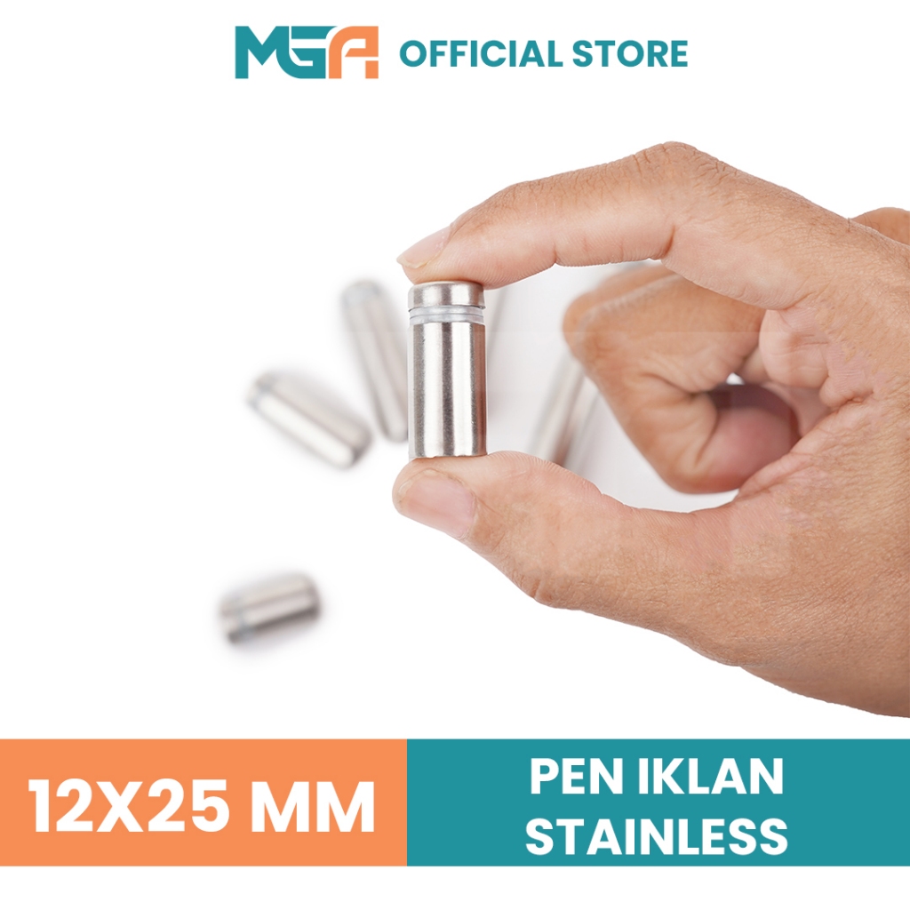 Jual PEN IKLAN STAINLESS 12MM / BAUT AKRILIK / BAUT KACA / SIGN BOARD ...