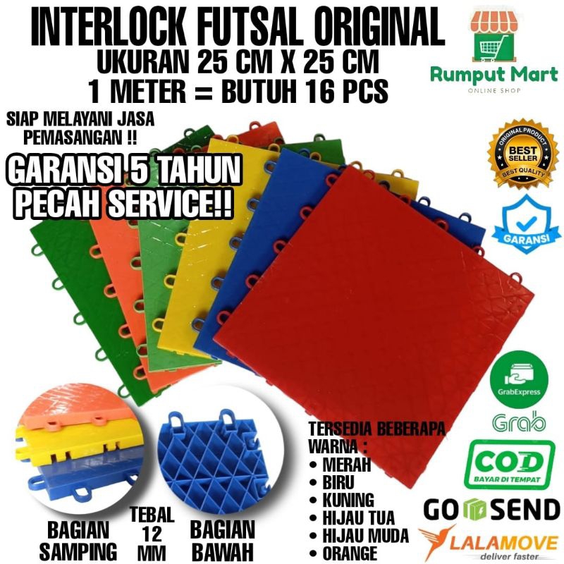 Jual Interlock Lapangan Futsal ORI | Shopee Indonesia