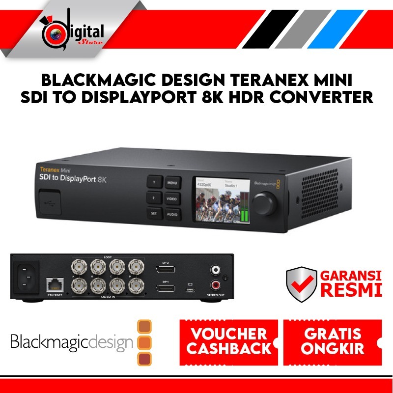 Jual Blackmagic Design Teranex Mini SDI to DisplayPort 8K HDR Converter ...