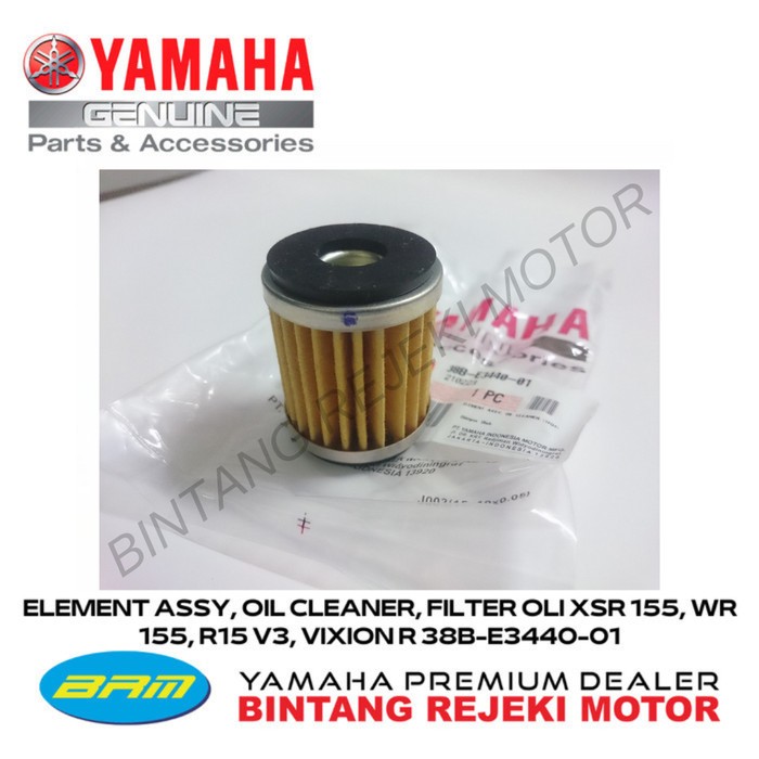 Jual ELEMENT ASSY, FILTER OLI XSR 155, WR 155, R15 V3, VIXION 38B-E3440 ...
