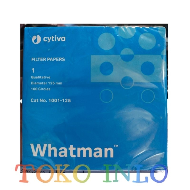 Jual PER BOX isi 100 Kertas Saring Whatman No.1 Diameter 125 mm /Kertas ...