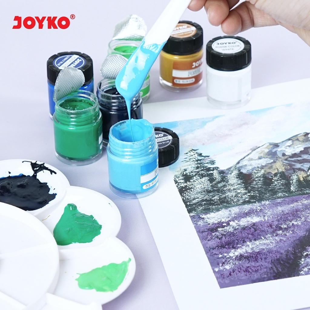 Jual JOYKO Poster Color Paint 10 ml / Cat Lukis Poster POC-10ML ...