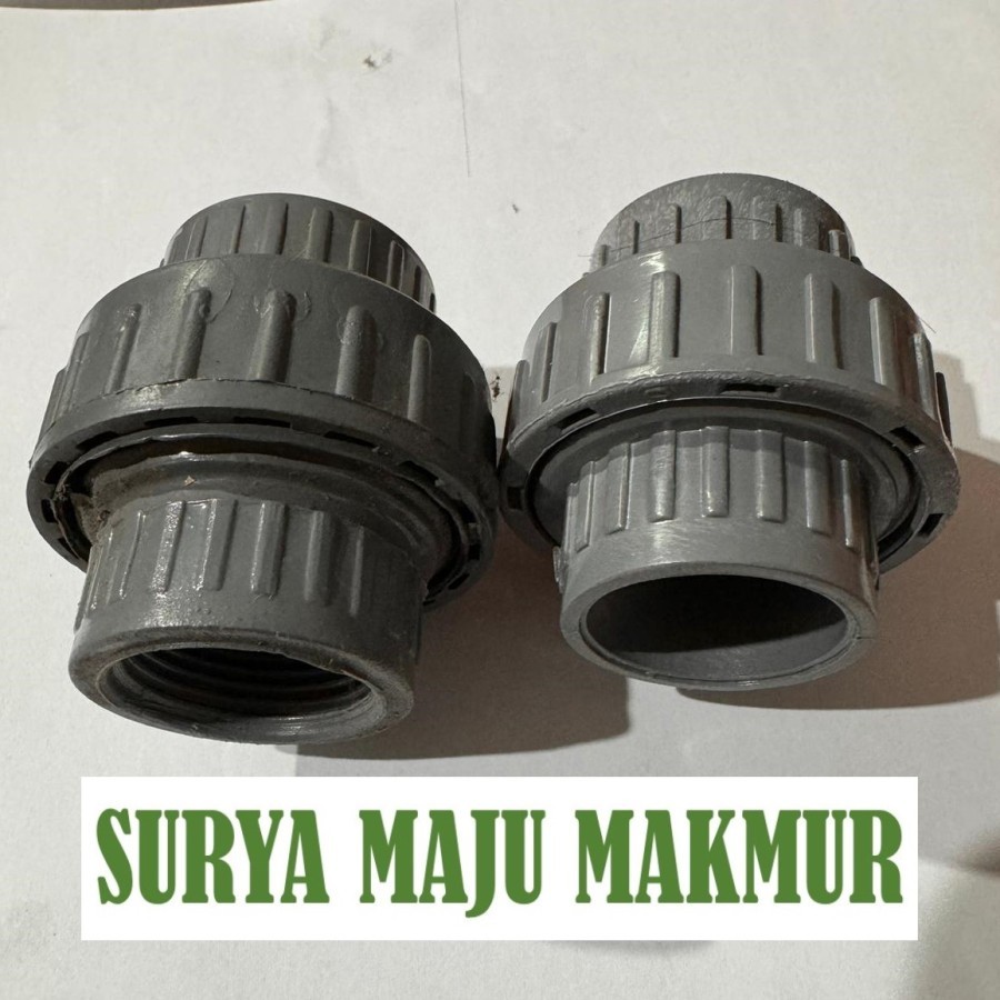 Jual WATER MUR 3/4" inch dim PVC WATERMUR POLOS DRAT DALAM UNION SOCKET | Shopee Indonesia