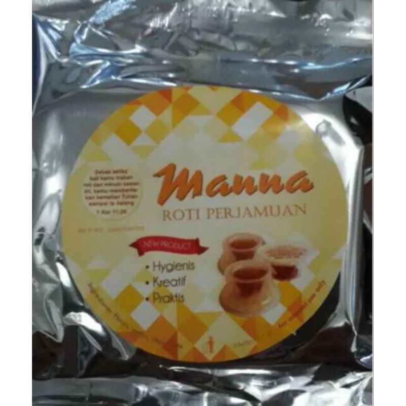 Jual Roti / Hosti ayat perjamuan merk manna isi 100pcs | Shopee Indonesia