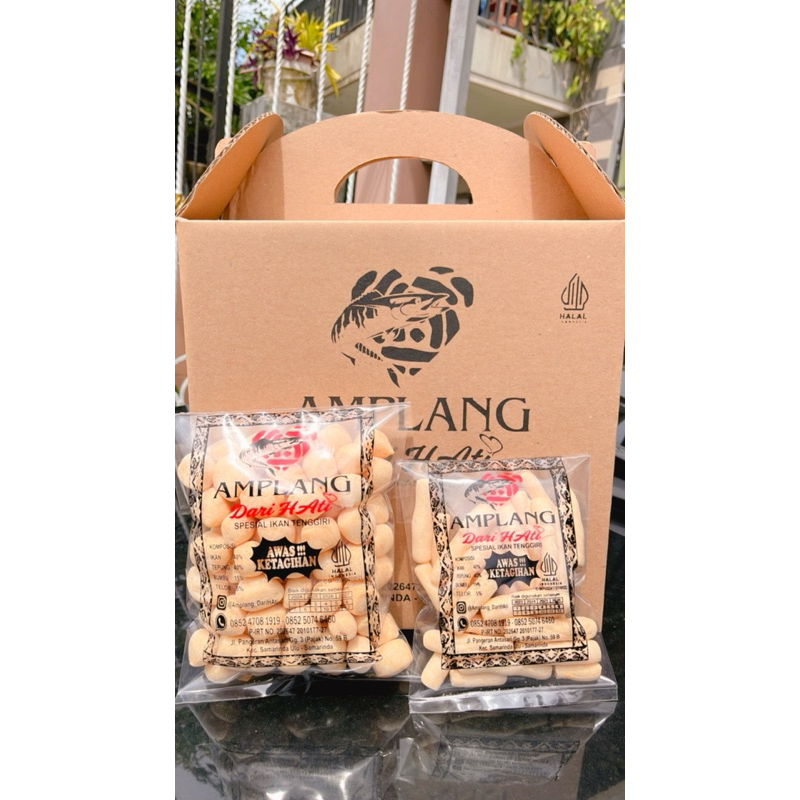Jual AMPLANG TENGGIRI PAKET BOX BESAR (isi 25 pcs kemasan kecil ...