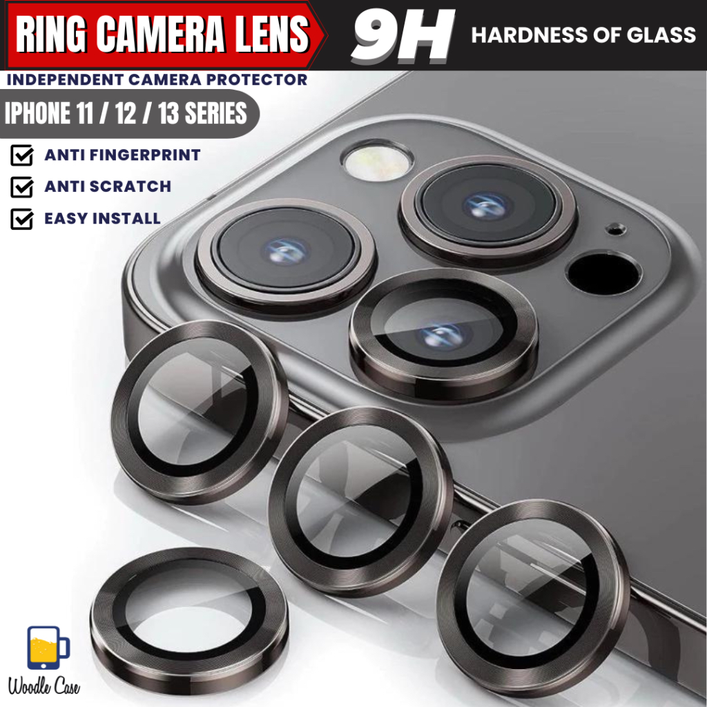 Jual METAL RING CAMERA LENS PROTECTOR iPhone 13 12 11 Pro Max 13 12 ...