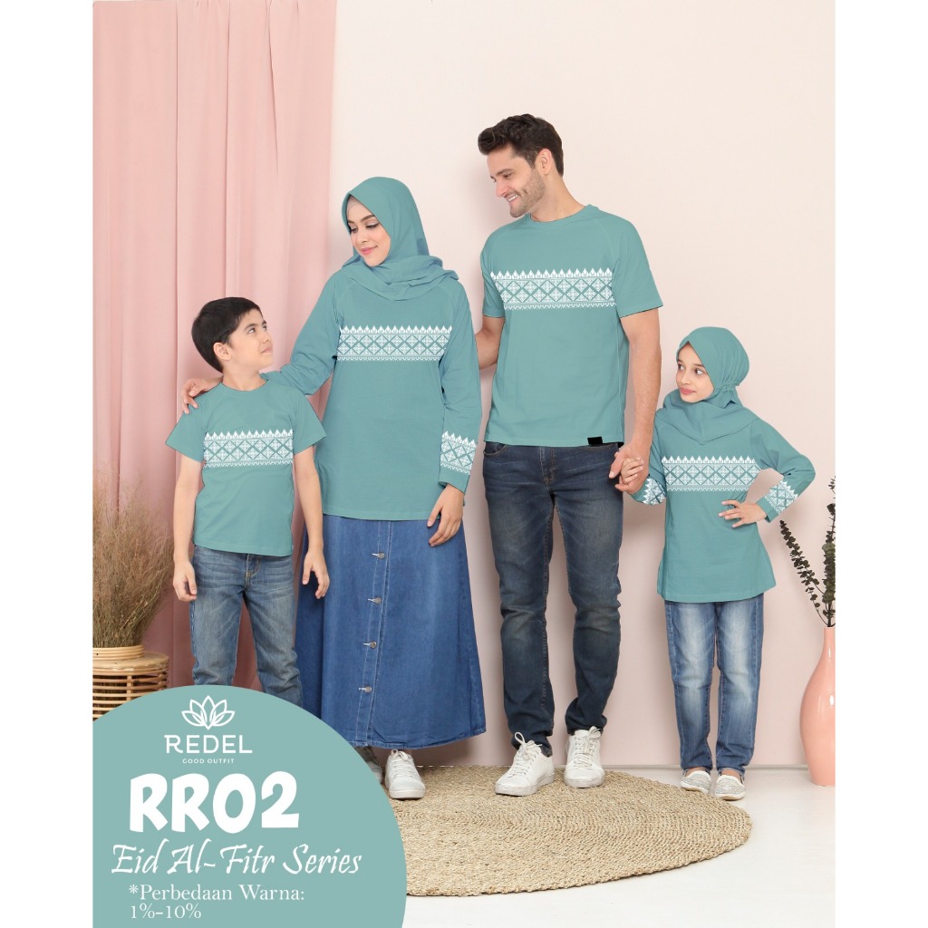 Jual Kaos Couple Keluarga Lebaran Corak Batik | Baju Couple Kelurga ...