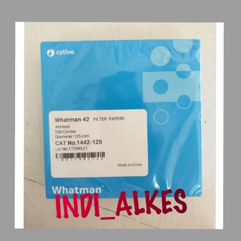 Jual PER PCS Kertas Saring Whatman No.42 Diameter 125 mm Ecer / Kertas ...