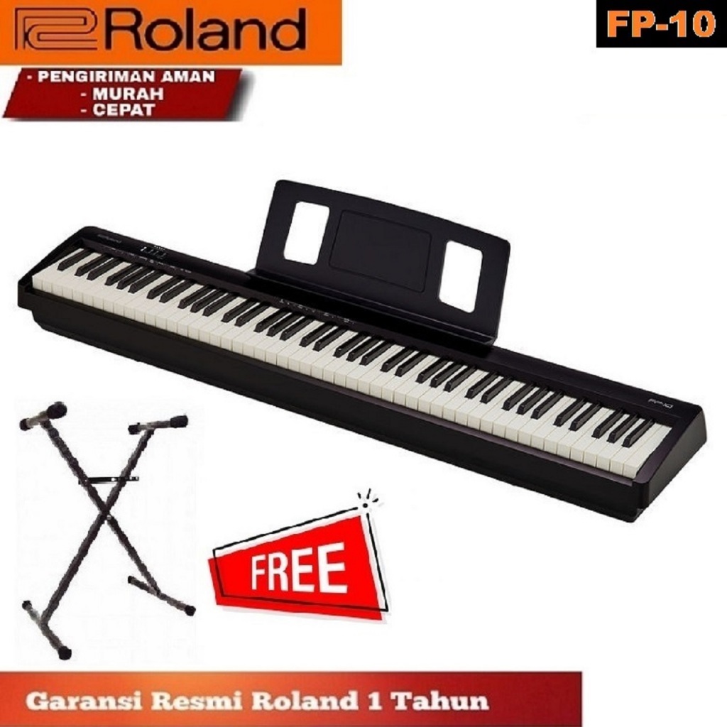 Jual Keyboard Piano Roland Digital Piano FP10 / FP 10 / FP-10 Original ...