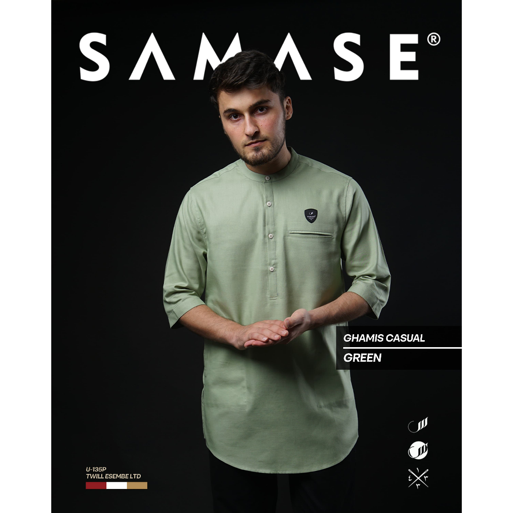 Jual SAMASE KURTA CASUAL 3/4 U135P | Shopee Indonesia