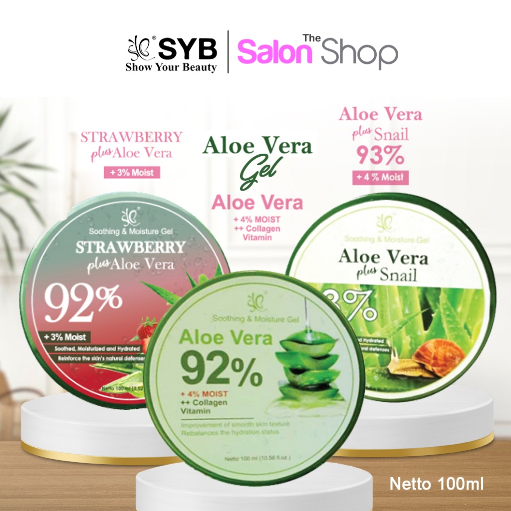 Jual SYB Soothing & Moisture Gel Aloe Vera 92% | Strawberry Plus Aloe ...