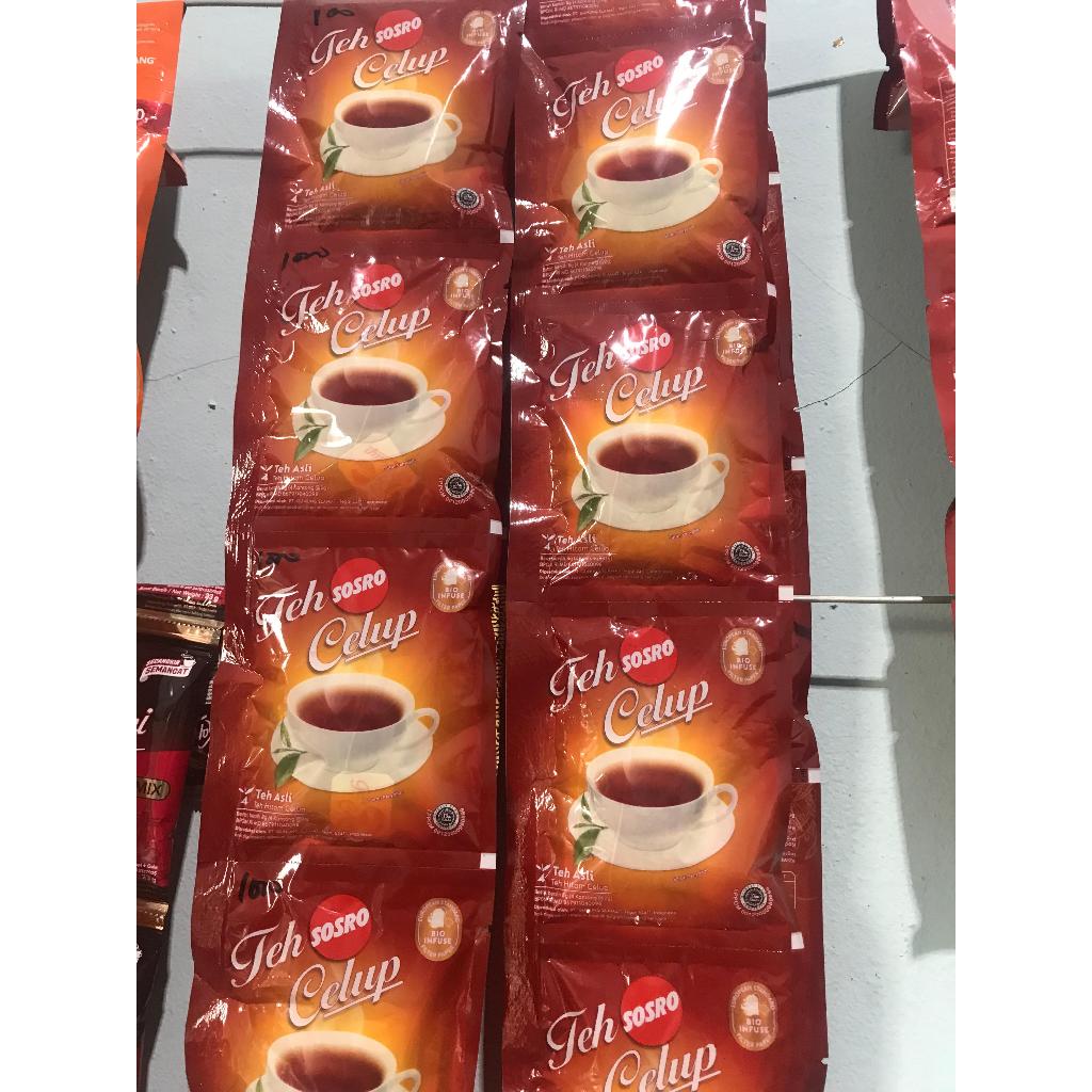 Jual TEH CELUP SOSRO SACHET RENCENG | Shopee Indonesia