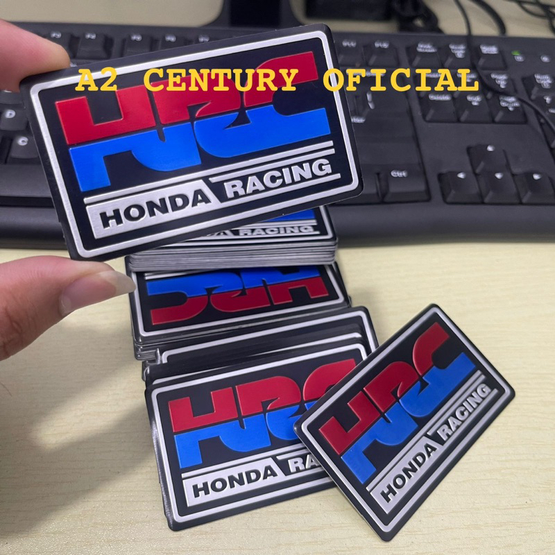 Jual EMBLEM HUNGGER ALUMINIUM LOGO HRC / EMBLEM LOGO HRC | Shopee Indonesia