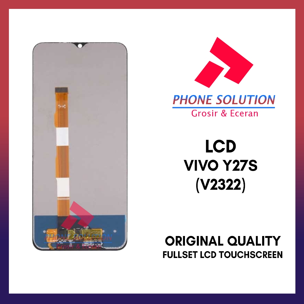 Jual LCD Vivo Y27s (V2322) Fullset Touchscreen - Original 100% Garansi ...